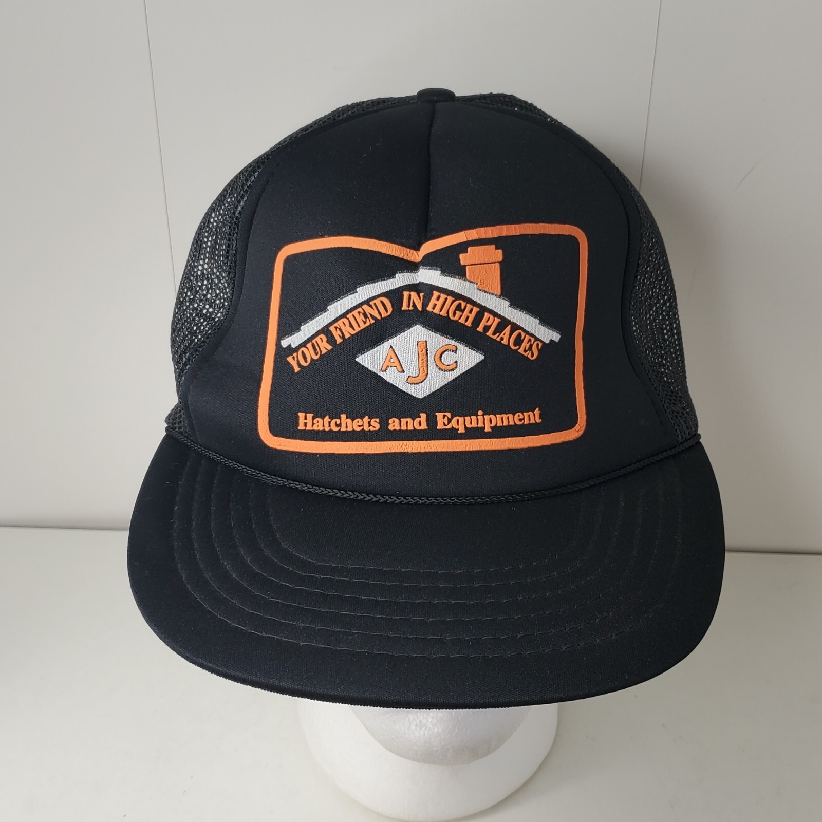 VTG Hatchet-Man AJC Hatchets and Equipment Snapback Hat Mesh Trucker ...