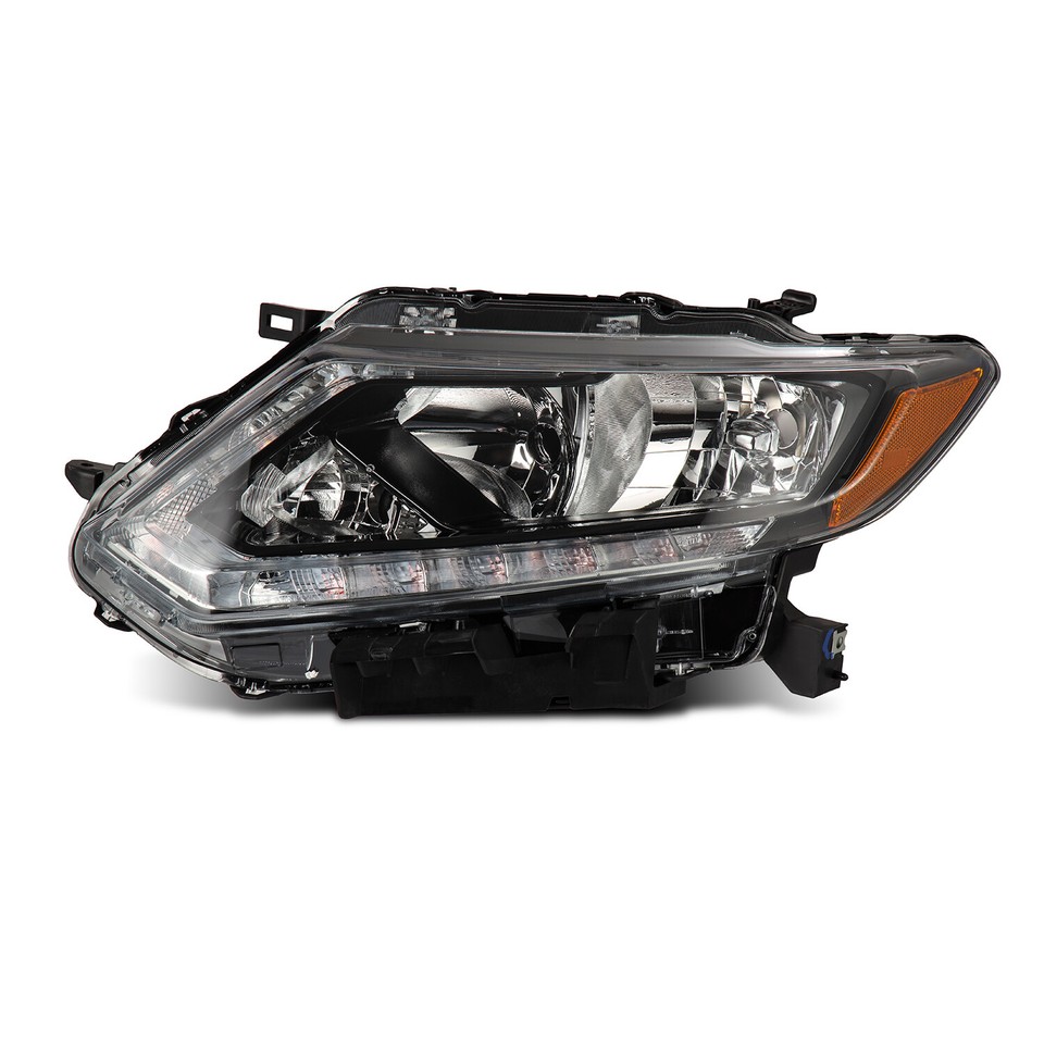 Fit 2014-2016 Nissan Rouge Halogen w/LED DRL Headlights Replacement ...
