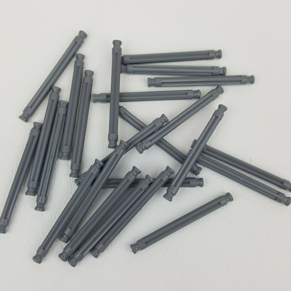 24 Micro K'nex Rod 40mm Gray Replacement Coaster Part Piece 509522 | eBay