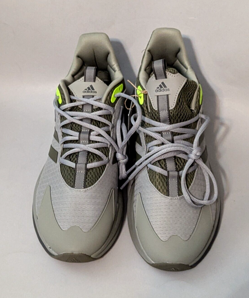 adidas Alphaedge + Shoes Mens 11 Silver Pebble Olive Strata IF7296 | eBay