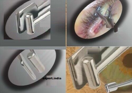 SS Meibomian Gland Eye Forceps B Batlle Expressor Remove Deep Meibum ...
