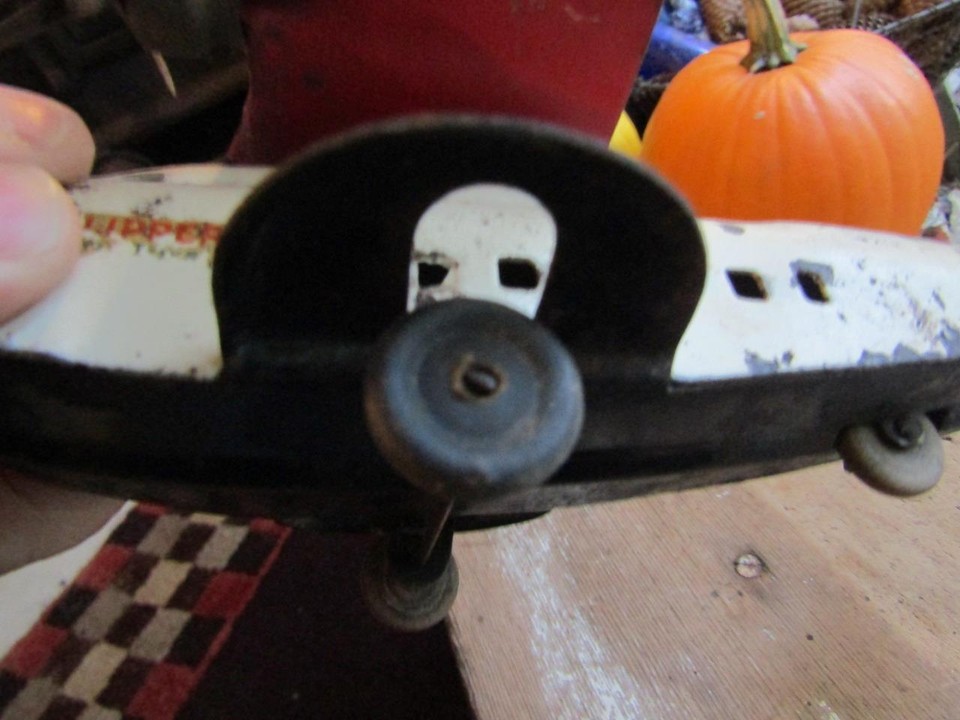 Vintage Wyandotte Pressed Steel China Clipper Airplane Toy With 4 ...