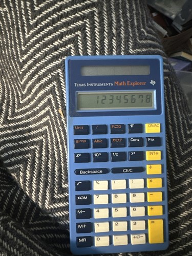 Texas Instruments Math Explorer Calculator Tested Works NO COVER | eBay