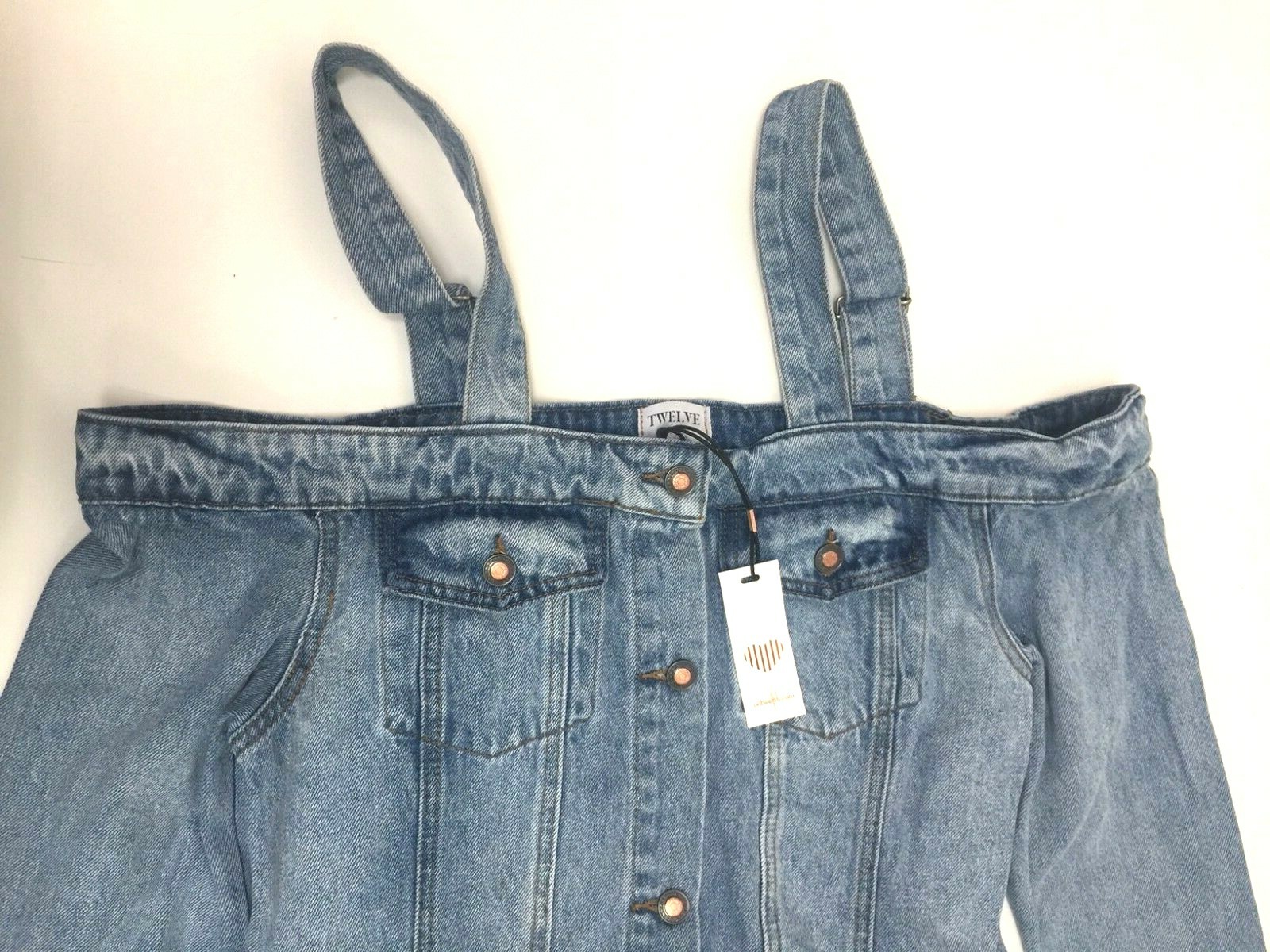 Ontwelfth Cold Shoulder Denim Top | eBay