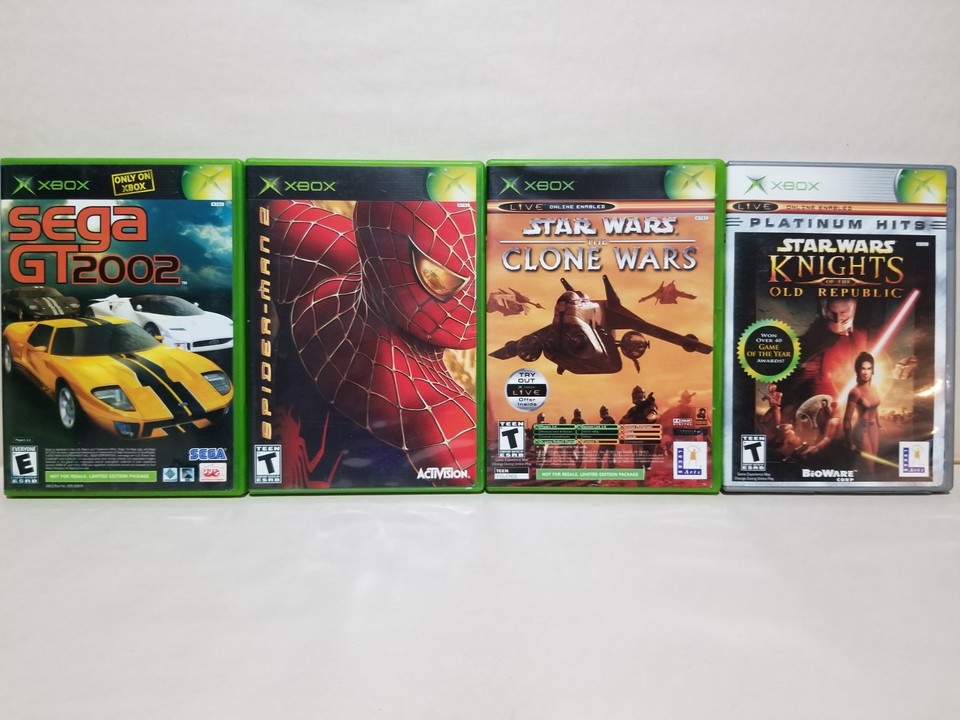 Original XBOX 23 + 3 Game Lot Bundle Fable, Halo, Madden, Tetris, Star ...
