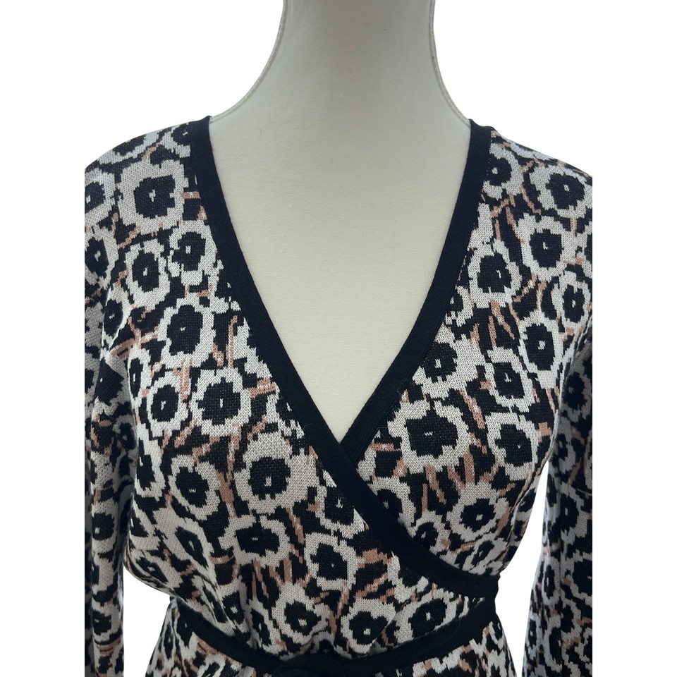 DIANE VON FURSTENBERG foR TARGET Womens Wrap Dress Cheetach Print Long ...