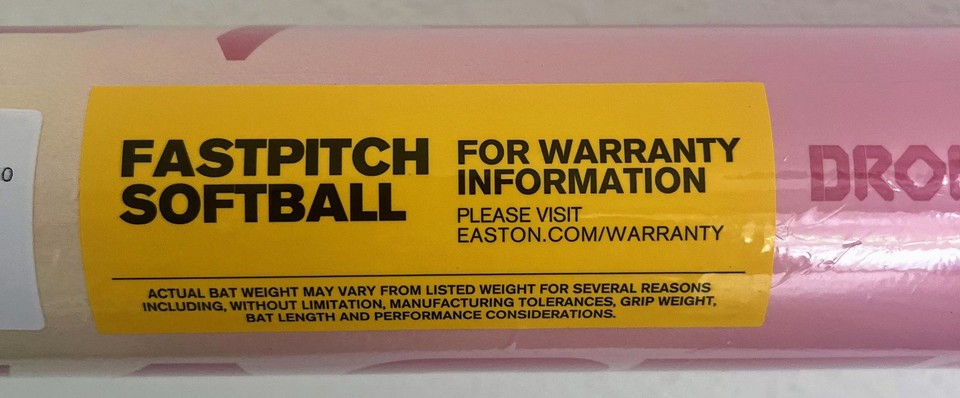 Easton Ghost Unlimited Pink Lemonade Edition 34” /-10 Fastpitch ...