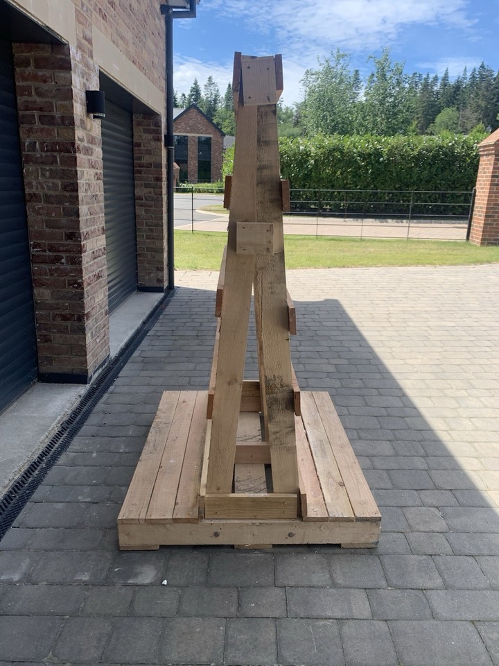 Wooden glass stillage heavy duty pallet | eBay UK