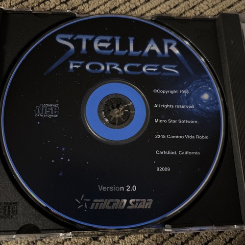 Stellar Forces Expansion Pak Add-on For Starcraft PC CD Win95 Disc And ...