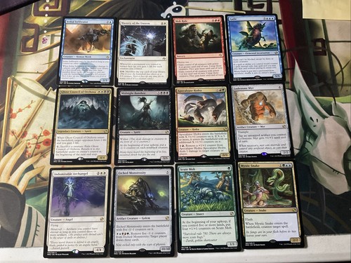 12x MTG YELLOW Rares MIX Lot -Rare No Duplicates MINT NEVER PLAYD 00016 ...