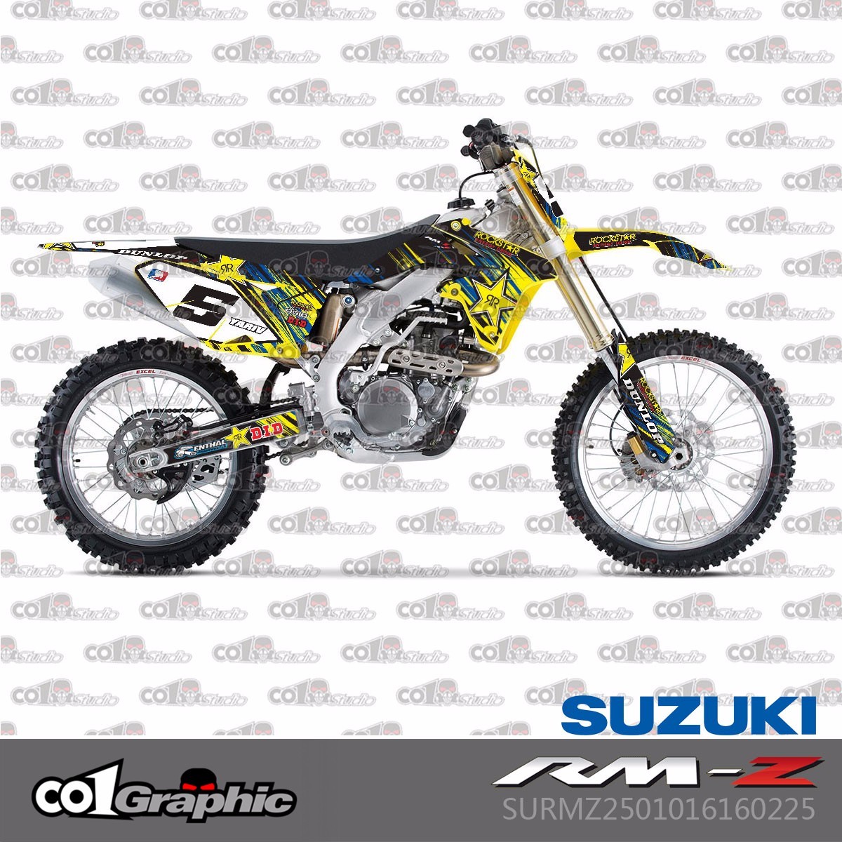 GRAPHICS DECALS STICKERS FULL KIT FOR SUZUKI RMZ RM-Z 250 2010-2018 | eBay