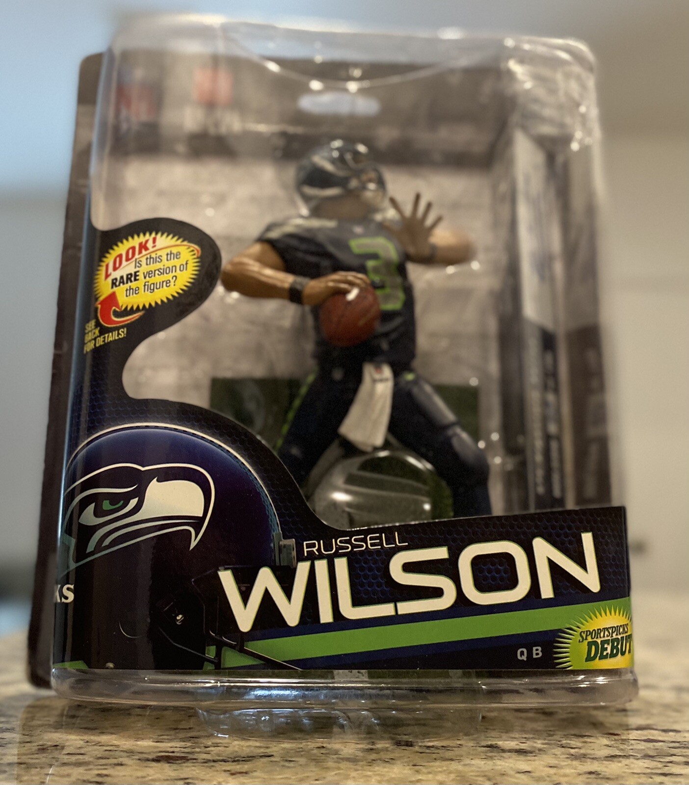 McFarlane RUSSELL WILSON Seattle Seahawks Series 33 AUTO 87/100 ...