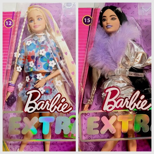 Authentic Barbie Extra Doll Asian, 12 & 15 Blonde Hair Floral Outfit ...