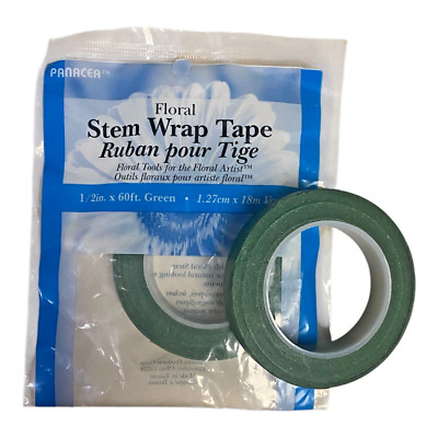 2 Rolls Floratape Light Green Stem Wrap 1/2in x 120 FT - Corsage ...