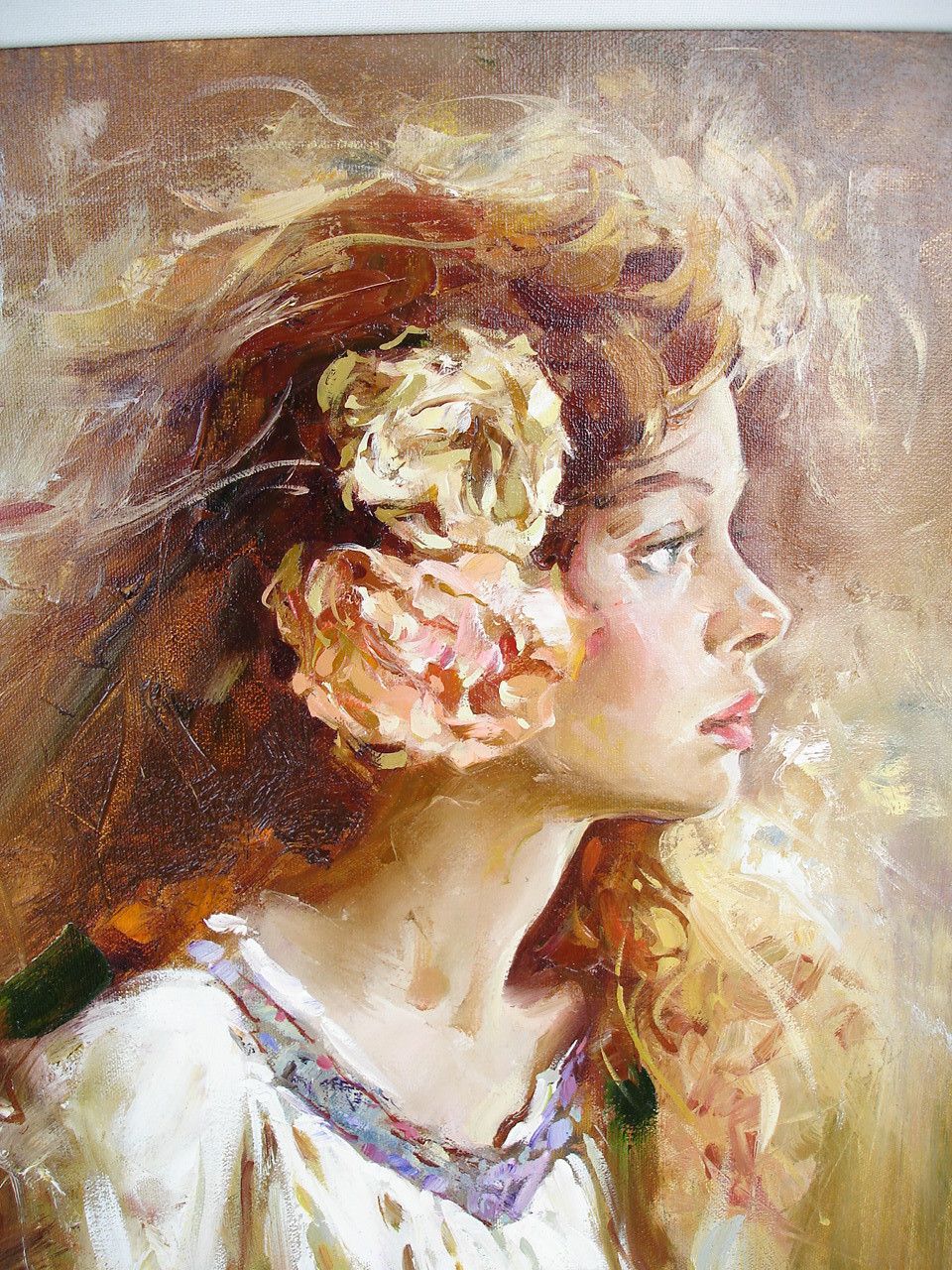 Andrew Atroshenko "EMILIA" Original oil painting on canvas. | eBay