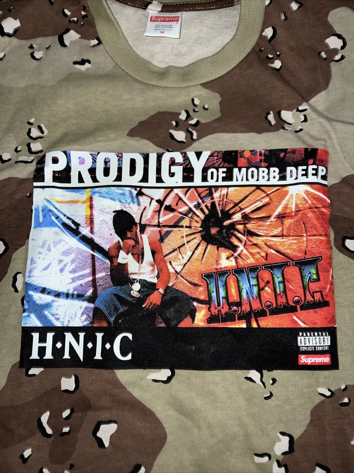 SUPREME HNIC PRODIGY MOBB DEEP TEE CAMO Mens Sz M | eBay