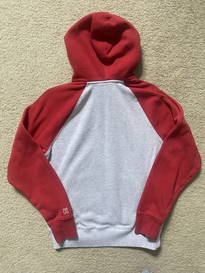 Homage Ohio State Buckeyes Script Ohio Hoodie Size XS Red/Light Gray | eBay