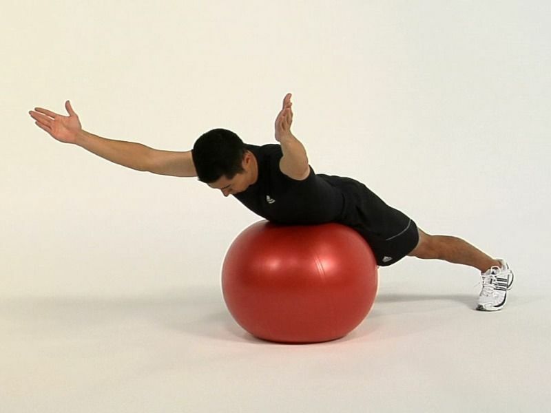 ANTI-BURST GYM BALL Exercise 55cm Inflatable Physio Balance Yoga ...