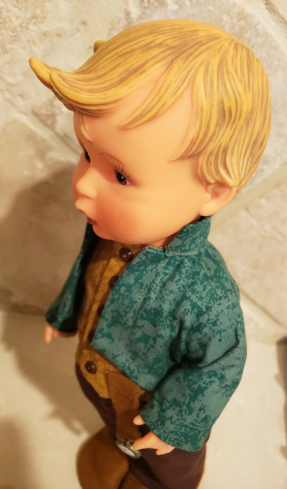 Vintage Vinyl Hummel Goebel Doll West Germany Boy and Girl 12" lot of 2 ...