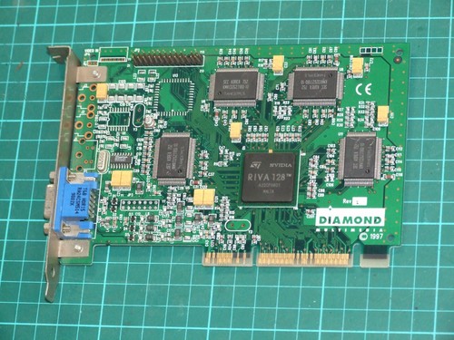 Diamond Viper V330 4Mb AGP VGA video card for vintage Pentium II III 4 ...