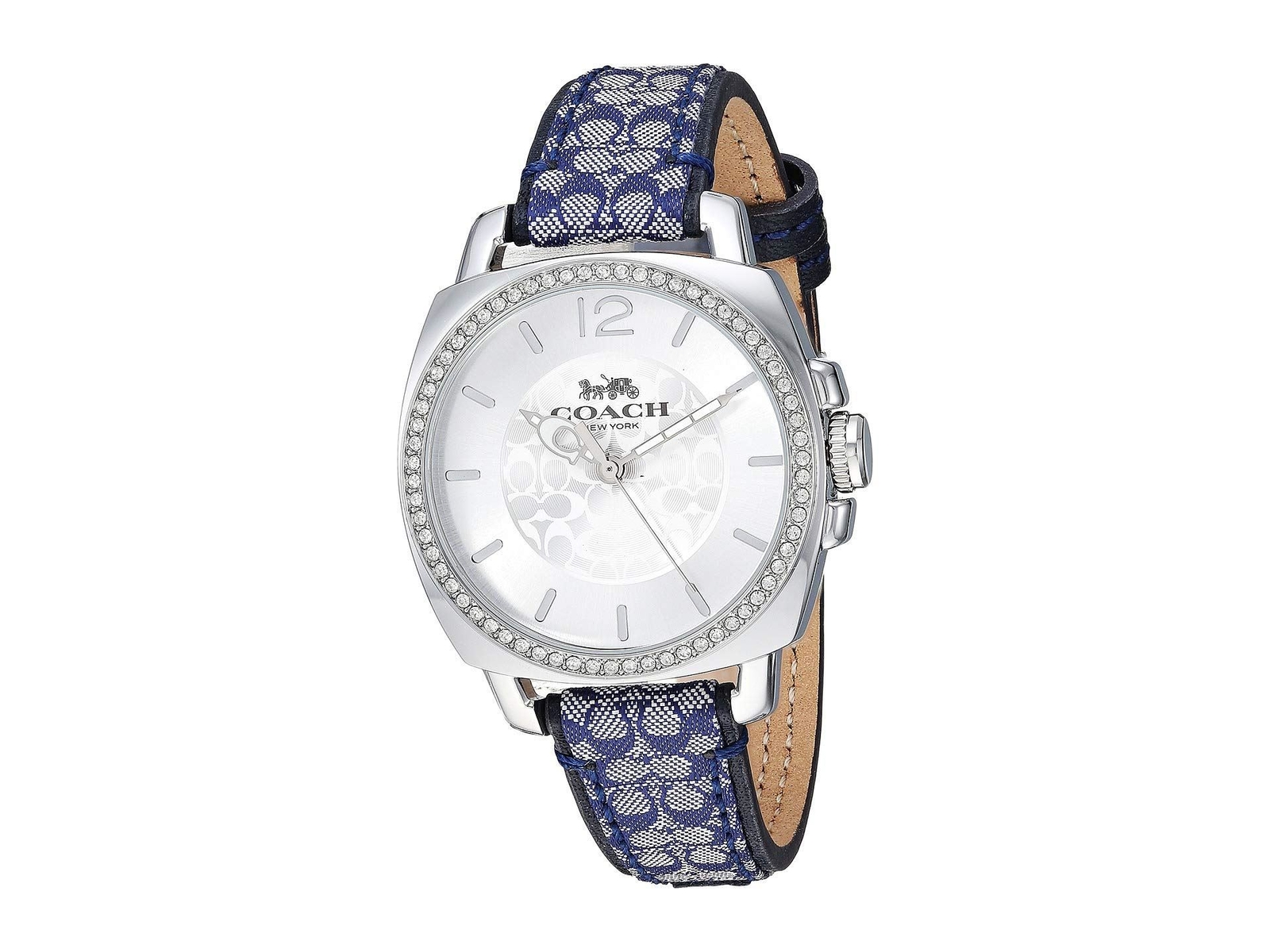 Coach BOYFRIEND Signature Navy/silver Watch 14503149 for sale online | eBay