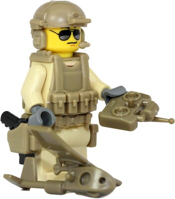 Custom US Army Ranger Military Drone Pilot made with real LEGO ...