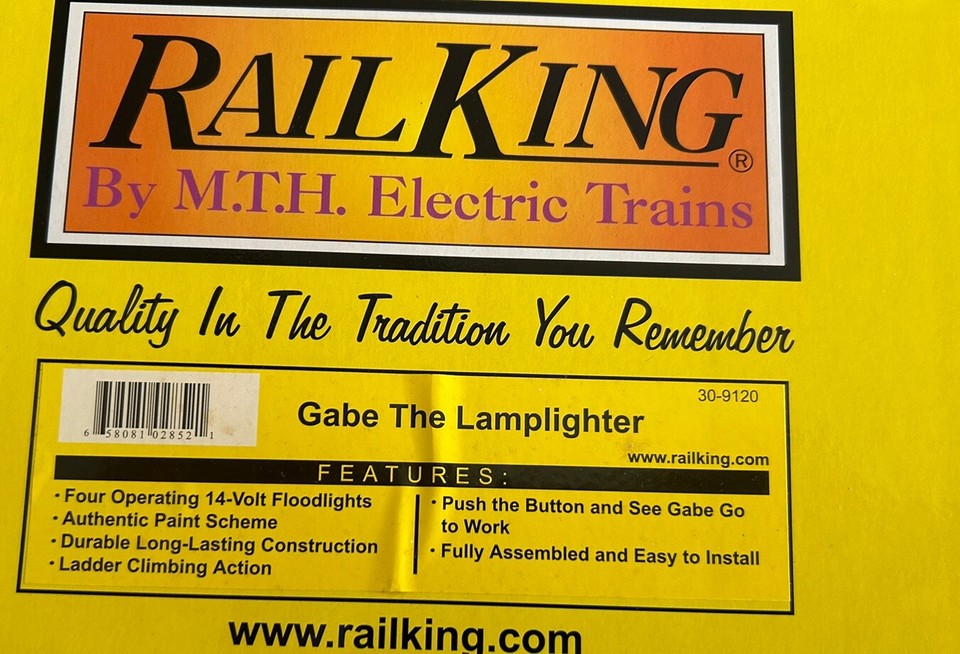 Mike’s Train House Rail King Gabe The Lamplighter New In Box Lot EH722 ...