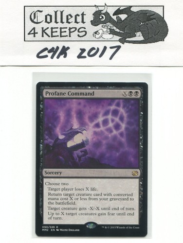 Magic The Gathering MTG Modern Masters 2015 Profane Command (Black Unplayed) *B* | eBay