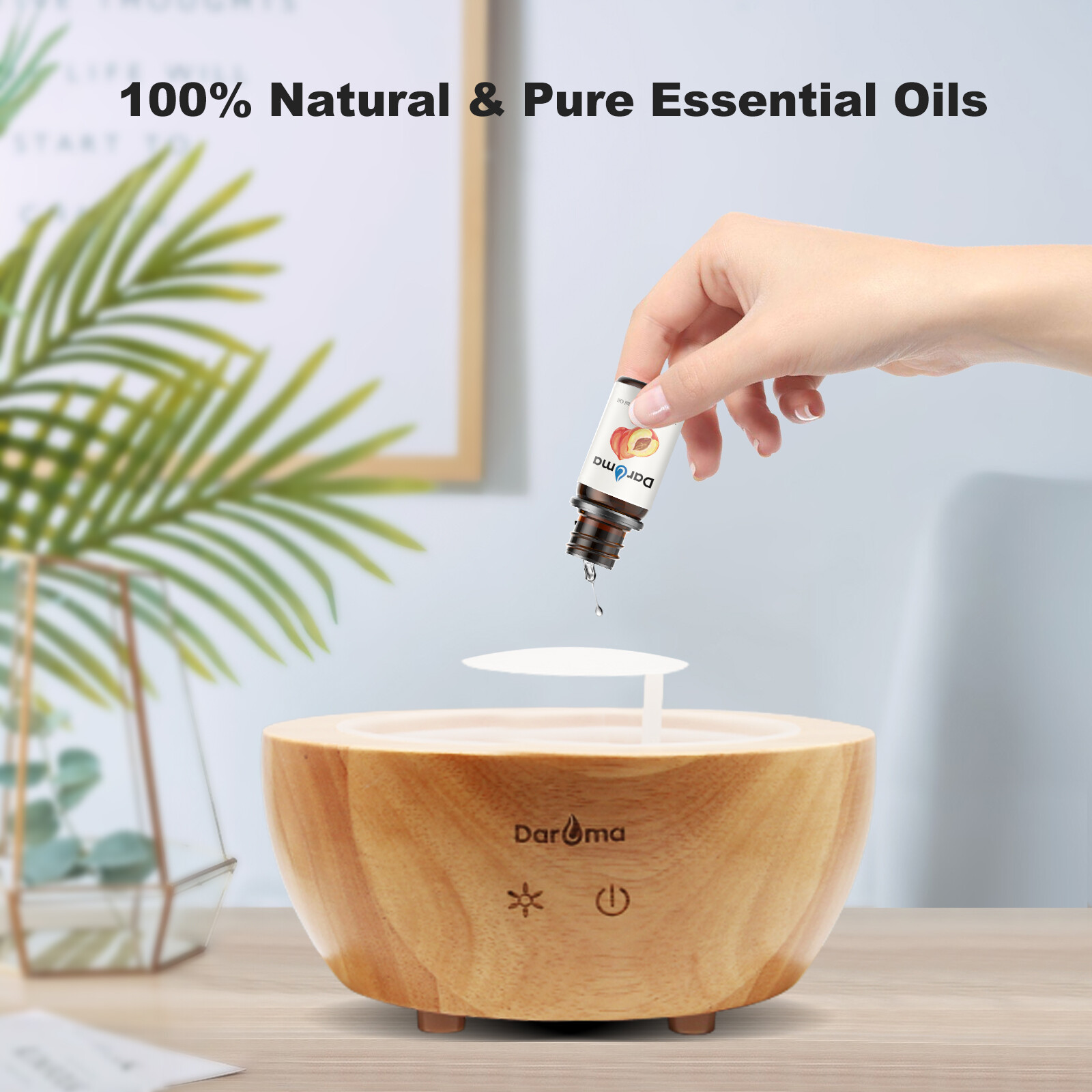 Essential Oils Set, Daroma Top 6 Aromatherapy Oils Set for Diffusers ...