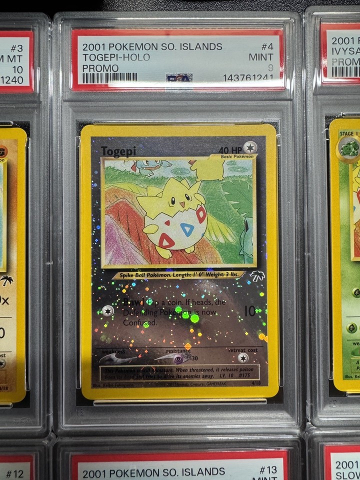 Sequential PSA Graded Pokemon Southern Islands Complete Set with Binder ...
