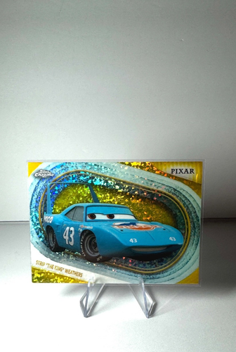 2025 Topps Disney Chrome Strip The King Weathers Yellow Mini Diamonds ...