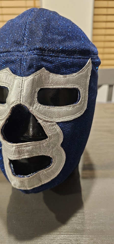 BLUE DEMON PRO grade Mask Lucha Libre WWE Aaa Cmll | eBay