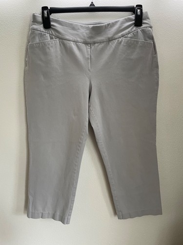 Christopher&Banks Signature Slimming Light Grey Size 14 Cotton Blend ...