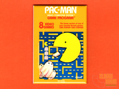 Atari 2600 Pac-Man box art 2x3" fridge/locker magnet VCS | eBay