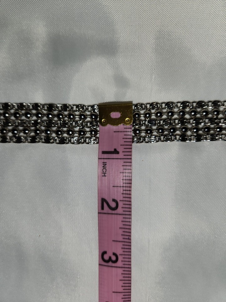 Alfani Vintage Women Silver Tone Metal Belt Adjustable No Size See Measurements | eBay