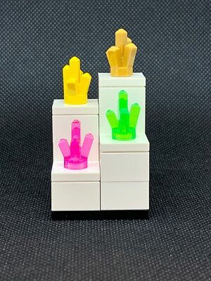 Lego Crystal Gem Mineral Display Gold Pearl Fluorite Tourmaline | eBay