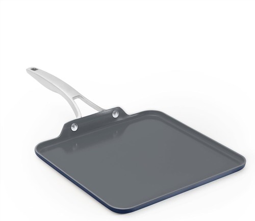 Premier Ceramic Nonstick 11-Inch Square Griddle, Midnight Blue | eBay
