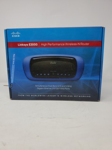 Cisco Linksys E3000 High Performance Wireless-N Router | eBay
