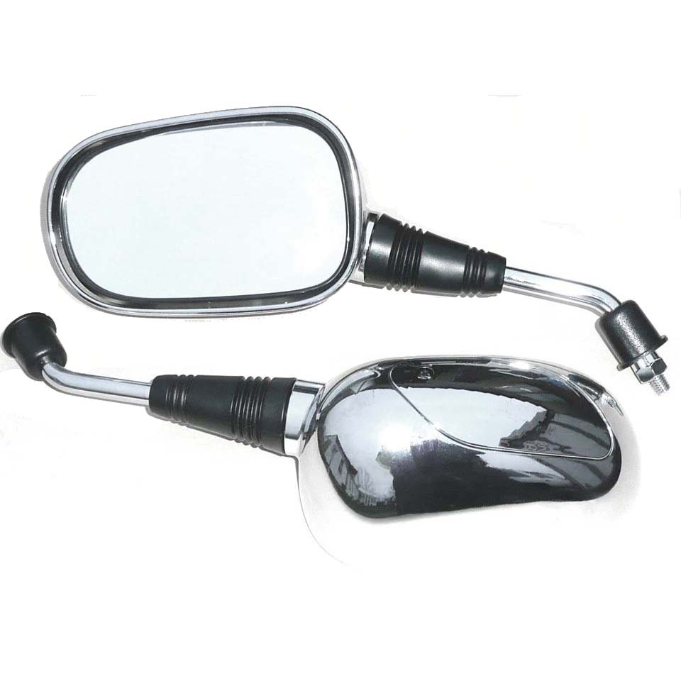 Chrome Finish Stalk Wing Mirrors | eBay