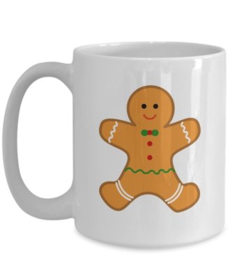 Gingerbread Man Coffee Mug - Gingerbread Man Mug - Funny Tea Hot Cocoa ...