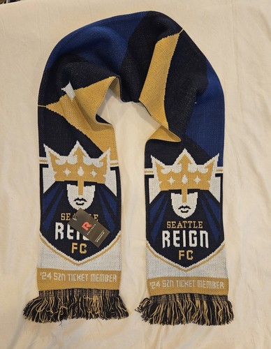 2024 Seattle Reign FC Season Ticket Member Holder Blue & Gold Knit ...
