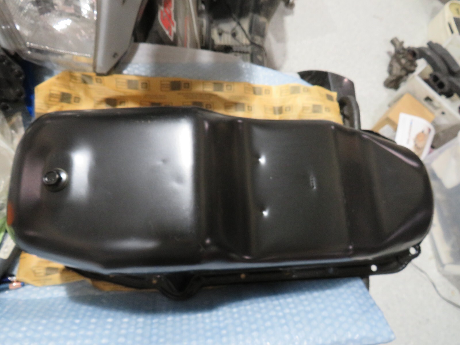 57-62 C2 Corv 327 SBC 6 QT Trap Door Oil Pan-GM #359937--NOS--NCRS!! GM ...