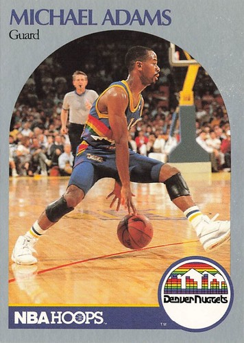 1990 Hoops #91 Michael Adams Denver Nuggets | eBay