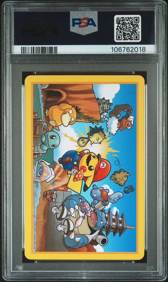 2016 POKEMON PLAYING CARDS MARIO PIKACHU ACE OF CLUBS PSA 10 | eBay