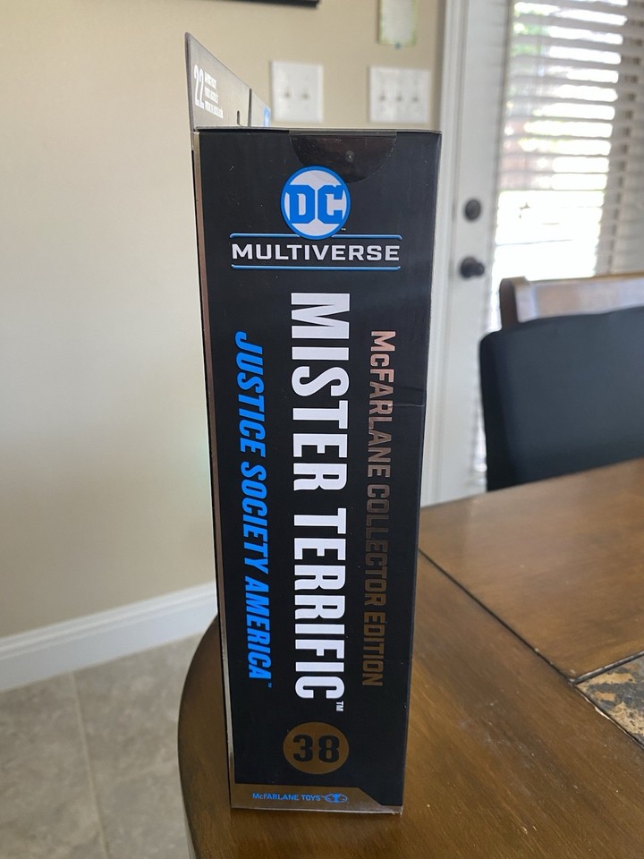 MCFARLANE DC MULTIVERSE MISTER TERRIFIC JUSTICE SOCIETY, PLATINUM ...