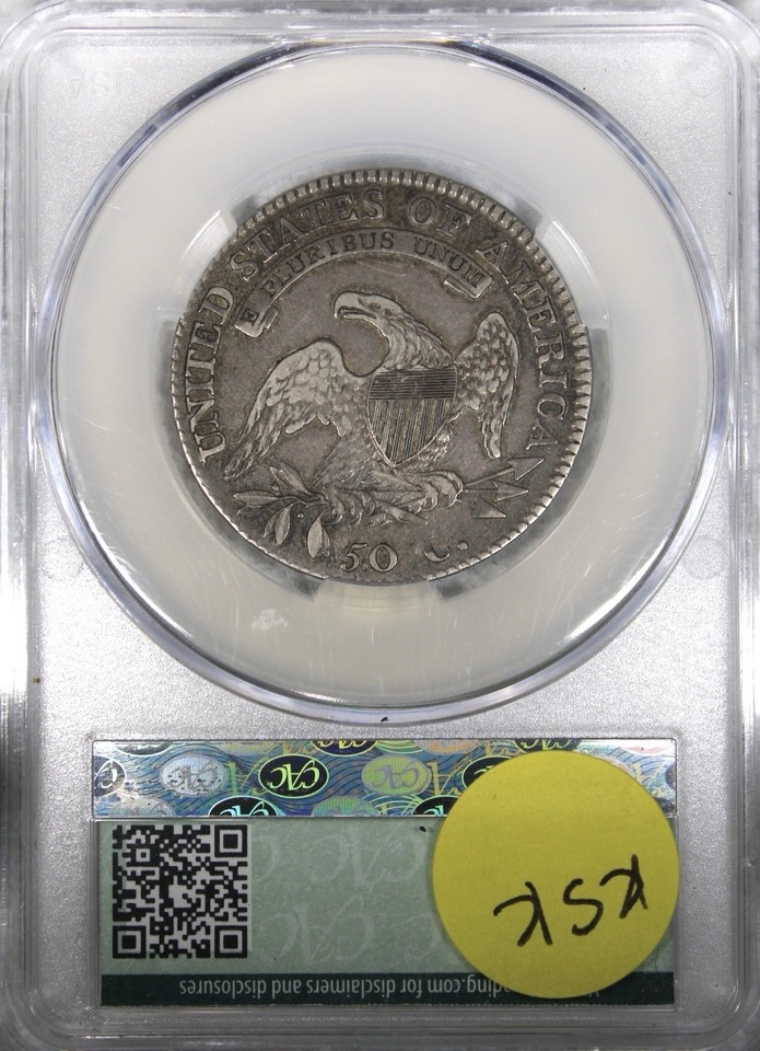 1811 Capped Bust Half Dollar CAC XF40 Small 8 Crusty Type Coin 50C | eBay