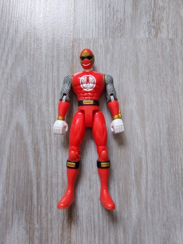 Vintage 2002 Bandai Power Rangers Ninja Storm Red Ranger Action Figure ...