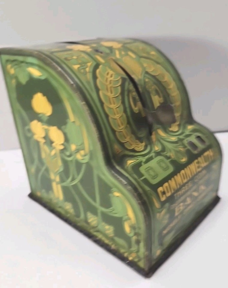 Vintage Tin Commonwealth Three Coin Registering & Savings Bank Tin Coin ...