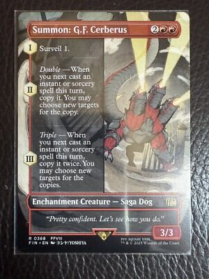 Mtg FIN Final Fantasy Showcase — Summon: G.F. Cerberus —NM | eBay