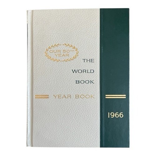 Lot of 4x Vintage Book Encyclopedias The World Book Yearbook of Years ...